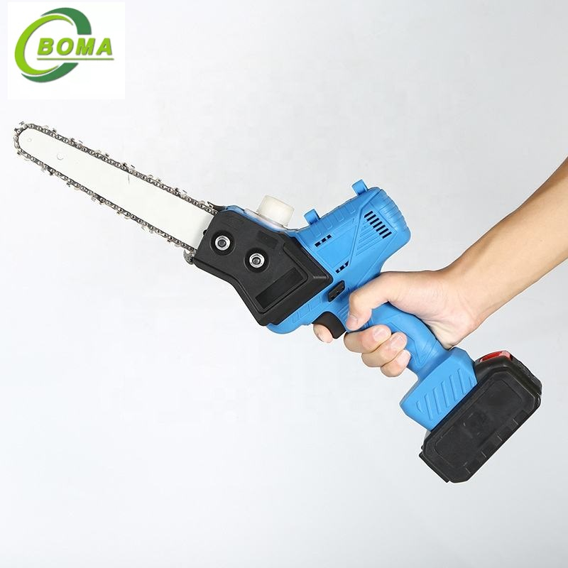Lithium Battery Powered Cordless Chainsaw Portable Electric Hand Pole ...
