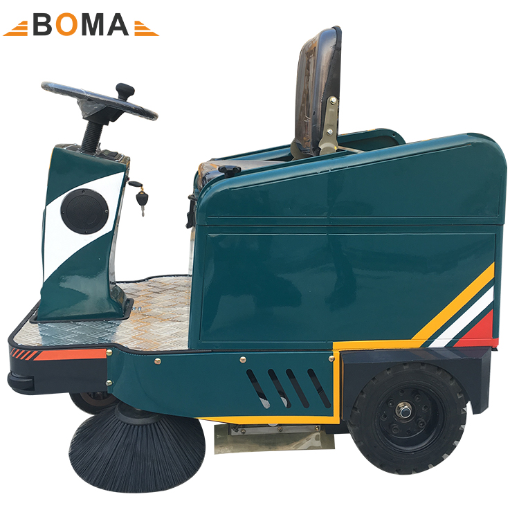 Road Sweepers Battery Type Sweeping Machine Concrete Floor Driver Sweeper - BOMA Garden Tools